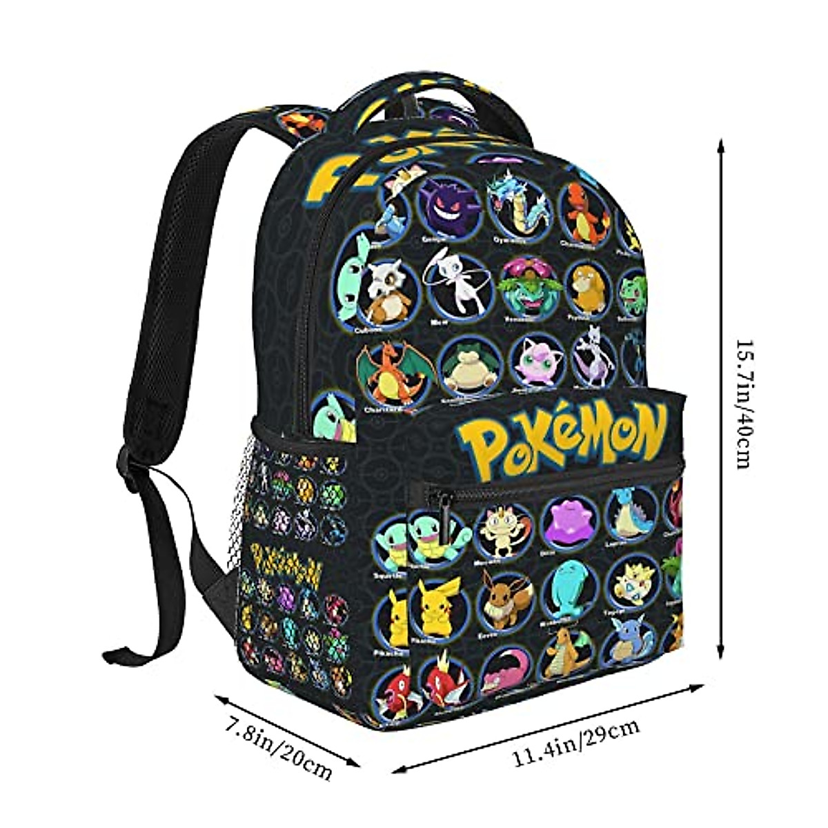 Anime Backpack Boys Girls Cute Travel Backpacks College Student Bookbag Lightweight Daypack