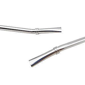 GFDesign Yerba Mate Bombilla Gourd Drinking Filter Straws Stirrer Food-Grade 18/8 Stainless Steel - Set of 3 with 3 Cleaning Brushes - 6.1" Long