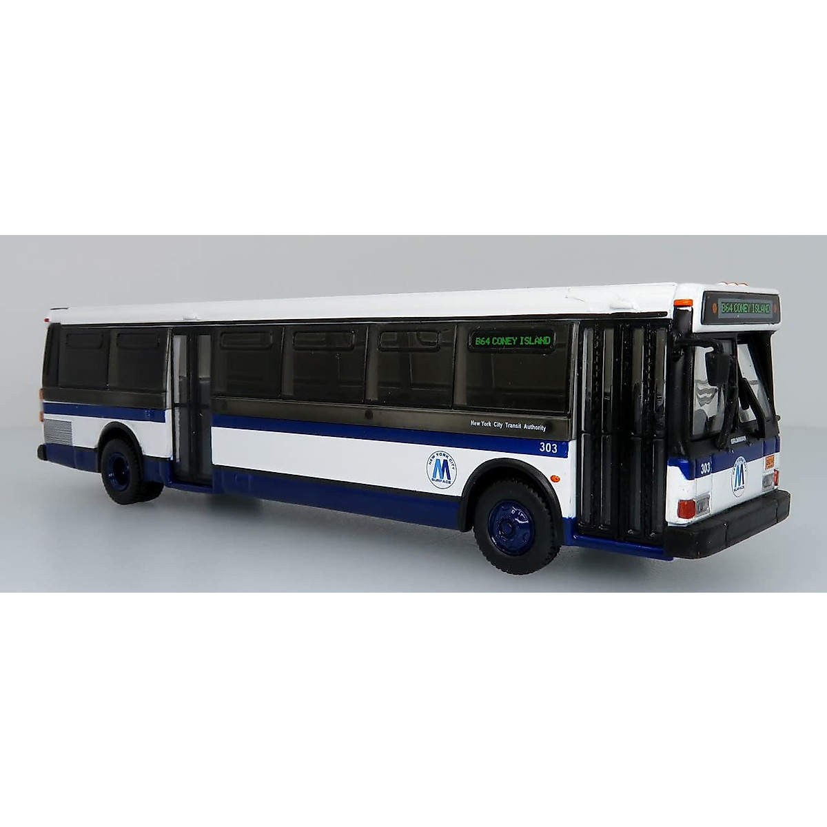 Grumman 870 Transit Bus-New York City Transit Iconic Replicas 1/87 Scale New in The Box 5" Long