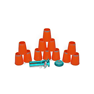Speed Stacks | Sport Stacking Pro Competitor, Pro Series 2, Red - 12 Cups, pro Holding stem, with G5 Timer and mat | WSSA Approved