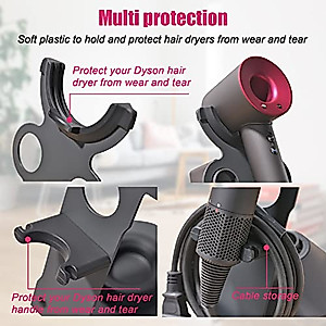 CATOOMUU for Dyson Supersonic Hair Dryer Stand Holder, Dyson Blow Dryer Accessory Organizer, Attachments Counter Storage Rack