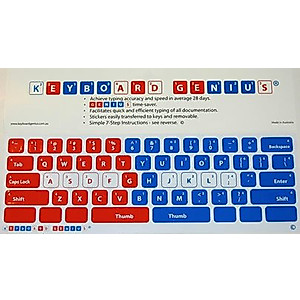Learn to Type Keyboard Stickers Touch Typing for Kids and Adults Easily Applied to All Keyboards