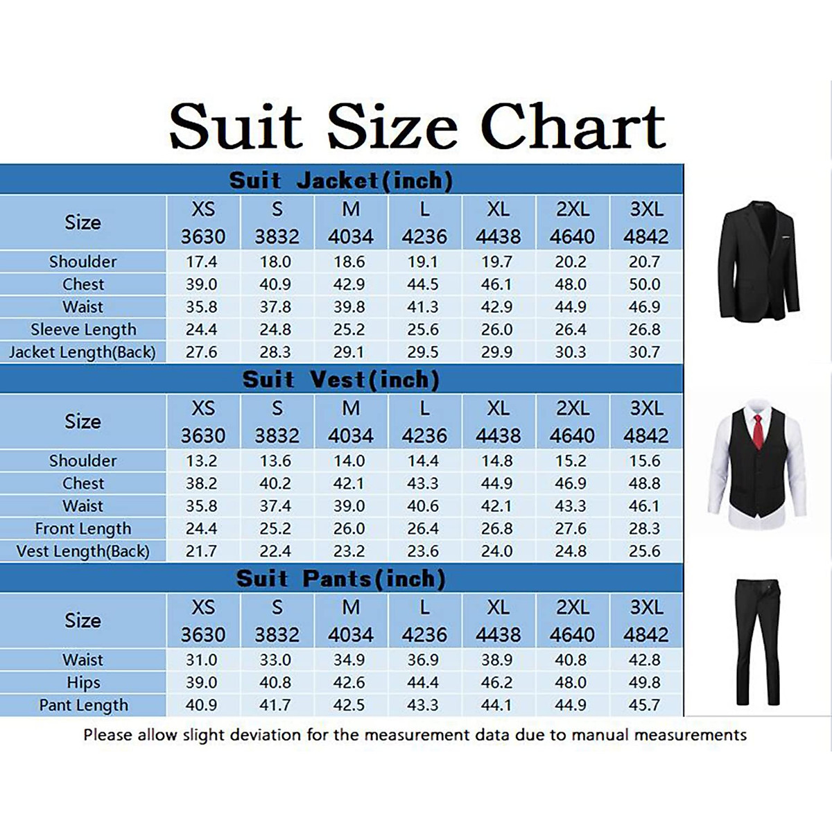Furuyal Men's 2 Piece Suits Slim Fit 2 Button Dress Suits Prom Wedding Tuxedo Jacket for Men Suit Jacket and Pants Navy Blue 3XL
