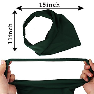 Jaciya Hair Scarfs Head Bandanas for Women Fashion Floral Triangle Head Scarf Hair Accessories