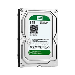 Western Digital Caviar Green 1TB 3.5" 1000GB Serial ATA III Hard Drives (3.5", 1000GB, 7200 RPM)