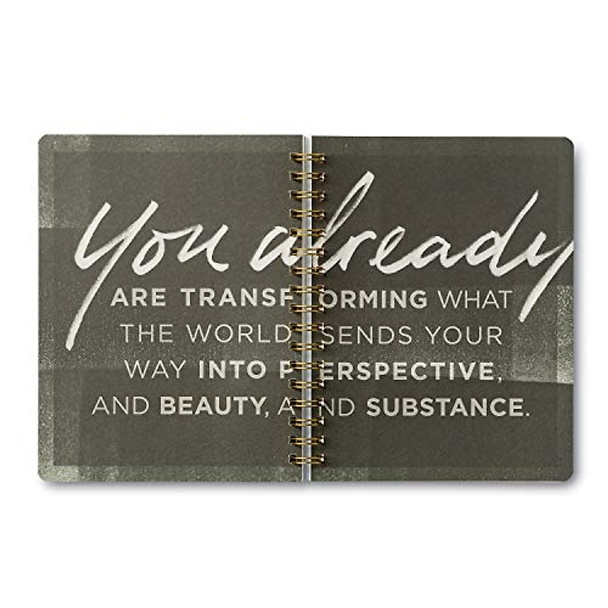 Compendium Spiral Notebook - You are here to do incredible things… — A Designer Spiral Notebook with 192 Lined Pages, College Ruled, 7.25”W x 9.25”H