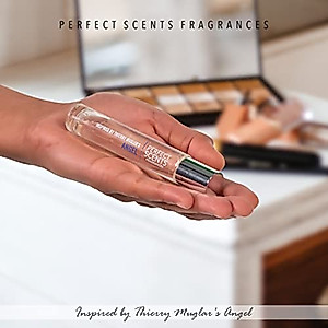 Perfect Scents Fragrances | Inspired by Thierry Muglar's Angel Rollerball | Fragrance for Women | Vegan, Paraben Free, Phthalate Free | Never Tested on Animals | 0.34 Fl Oz