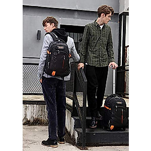 AOPMGOE AOKING 20/22″Water Resistant Rolling Wheeled Backpack Laptop Compartment Bag(22 inch, Rose)