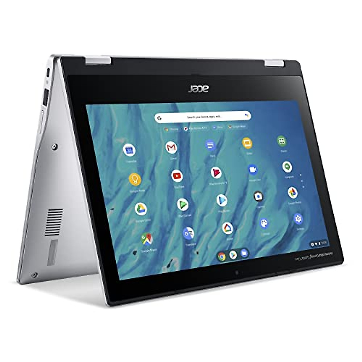 Acer Spin 311-2H 11.6" 2-in-1 Touchscreen Chromebook (Intel 4-Core Celeron N4000, 64GB eMMC, 4GB RAM, Stylus, Webcam, IPS) Flip Convertible Home & Education Laptop, IST Computers Pen, Chrome OS