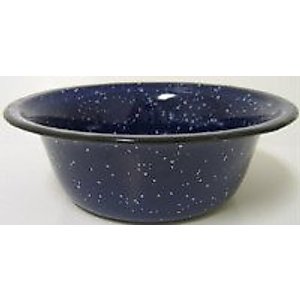 Blue Speckle Cereal Bowl - Enamelware