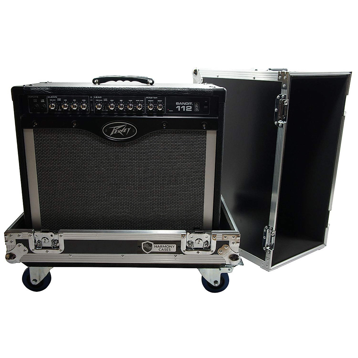 Harmony Audio HCGC12C Universal 1X12 Electric Guitar Combo Amp Rolling Flight Case