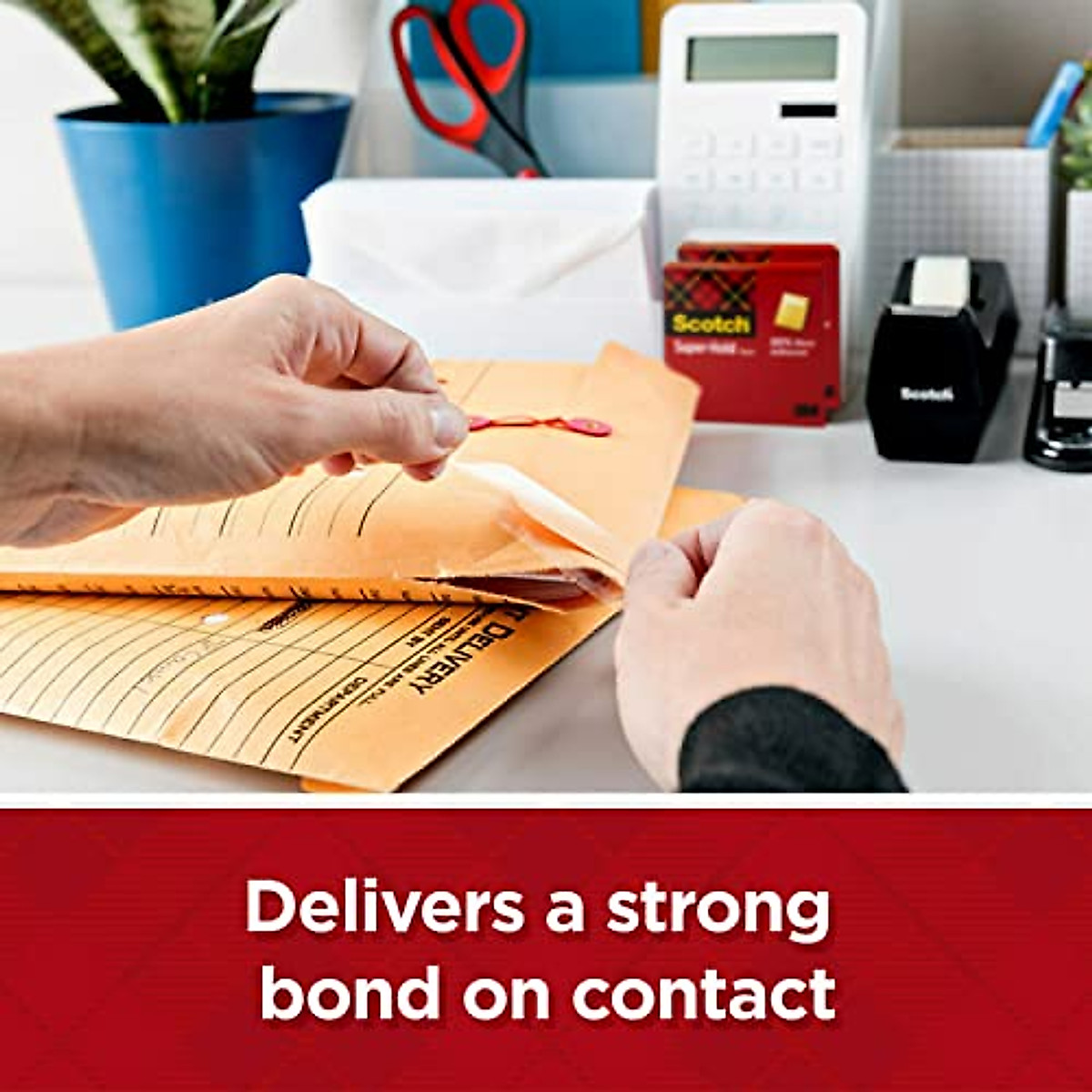 Scotch Super-Hold Tape, 3/4 in x 800 in, 3/Pack (700S3)