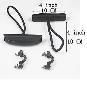 YYST Lot 2 Kayak Carry Handle Pull Handle T-handle with Cord and Pad Eyes