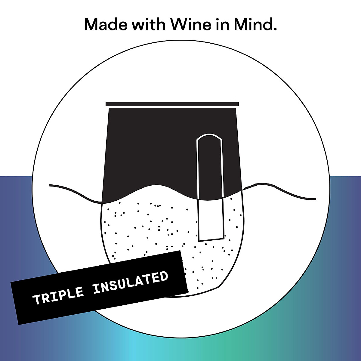 Corkcicle Stemless Insulated Wine Glass Tumbler, Dragonfly, 12 oz – Stainless Steel Stemless Wine Glass Keeps Beverages Cold for 6 Hrs, Hot for 3 Hrs