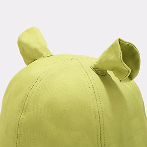 Shrek Bucket Hat for Women Men Summer Travel Beach Sun Hats Outdoor Cap Funny Cosplay Hat (Green)
