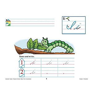 Writing With Phonics K5 Cursive - Abeka 5 Year Old Kindergarten Cursive Phonics Penmanship Student Work Book