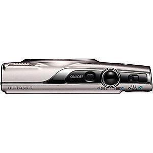 Canon PowerShot ELPH 360 HS Digital Camera (Silver) (1078C001) + 2 x 64GB Memory Card + 2 x NB11L Battery + Case + Card Reader + Corel Photo Software + HDMI Cable + Flex Tripod + More (Renewed)