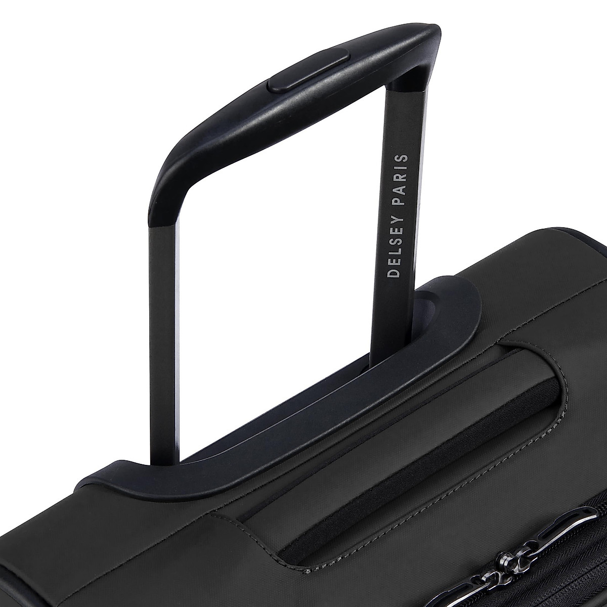 DELSEY Paris Sky Lite Softside Expandable Luggage with Spinner Wheels, Black, Carry on 19 Inch