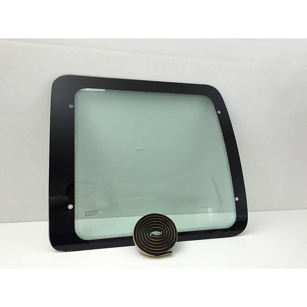 Stationary Back Window Back Glass Passenger Right Side Compatible with Ford Econoline 1992-2016 Models