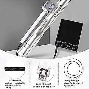 Yiming Replacement Parts for Nexgrill 720-0882A 720-0896 720-0925 720-0896B 720-0896C Gas Grill Models. Grill Burner Tubes, Heat Plate Shields, Carryover Tubes and Ignitors for Nexgrill 5 Burner.