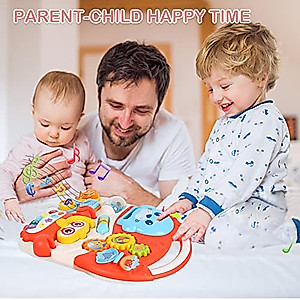 GLÜCK Baby Walker for Baby Boys Girls - Baby Sit to Stand Learning Walkers & Activity Table Center, Baby Bouncer Jumper, Early Educational Toddler Push Walker,Infant Standing Toys for 12 to 36 Months