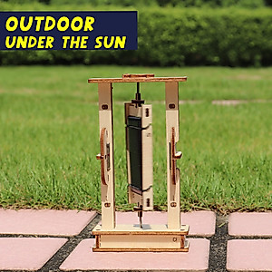 STEM Solar Engine Motor Science Model Building Kit Physical Experiment Magnetic Mendocino Educational Hobby Toy for Kids & Adults Including Solar Panels with Soldered Coils,Strong Magnets and More