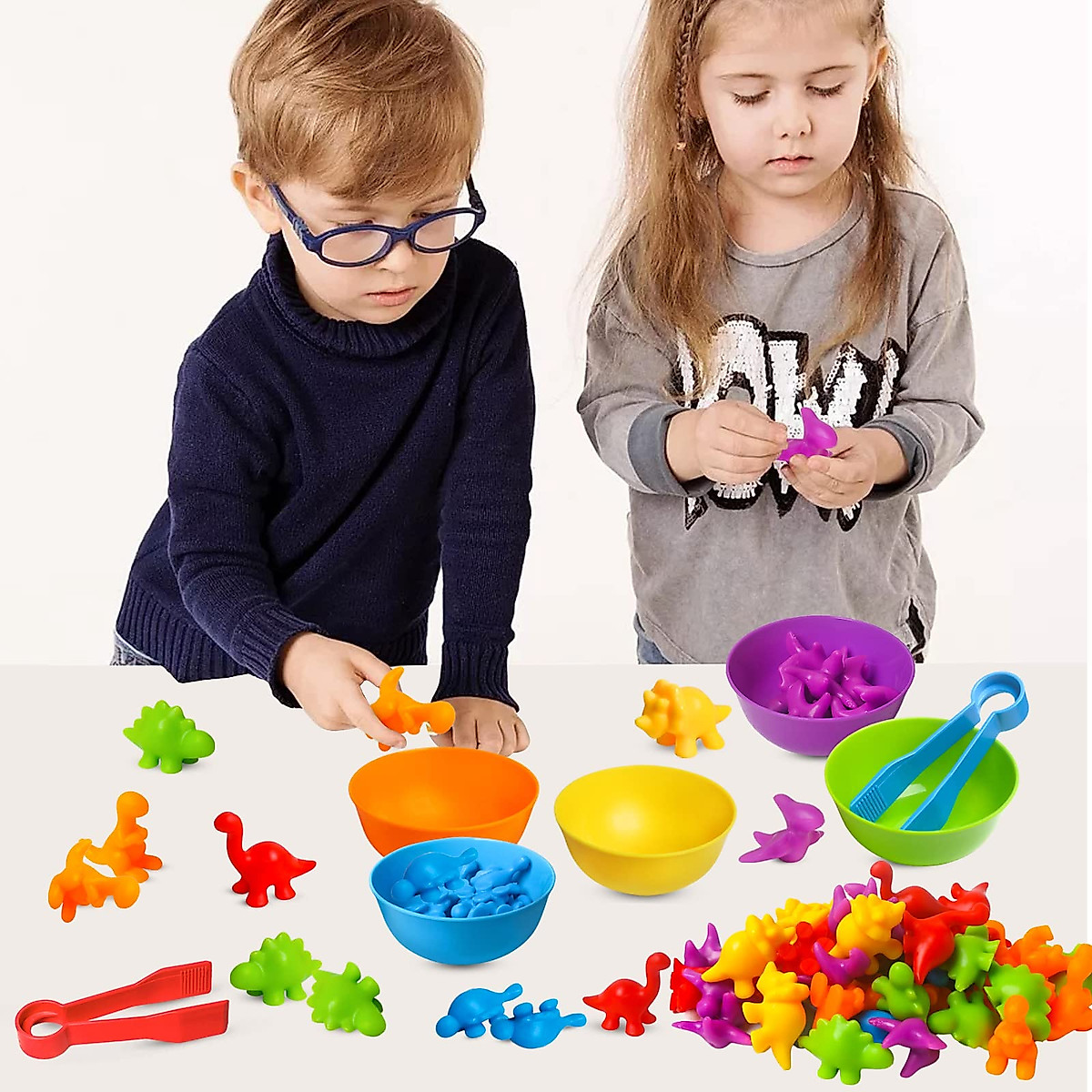 JOCHA Dinosaur Sorting Toys for Creative Learning