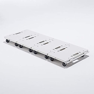 MUJI 82007848 Polypropylene Flat Dolly That Can be Connected to Vertical or Horizontal, Approx. Width 10.8 x Depth 16.1 x Height 3.0 inches (27.5 x 41 x 7.5 cm)