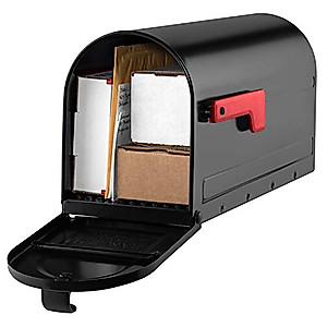 Architectural Mailboxes 7680B-10 MB1 Mount Mailbox and In-Ground Post Kit, Medium, Bl