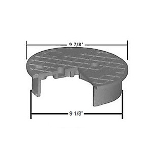 10" Round Green Lid Only for Dura 100-101 Valve Box & Replaces Carson 910 Lid - Engraved: Irrigation Control Valve