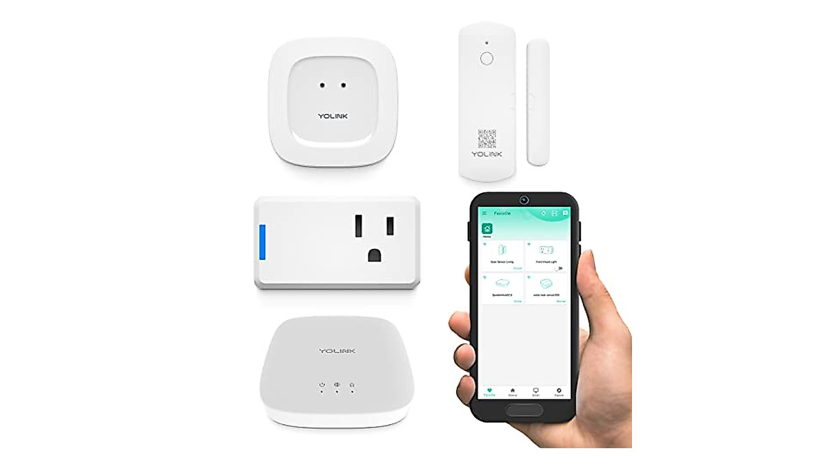 YoLink Smart Home Starter Kit - Long-Range Security & Automation