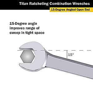 Titan Tools - Wr 1/2 Rat 15 Deg (12605)