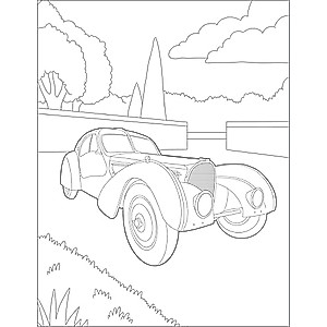 Coloring Book for Kids: Cool Cars & Trucks
