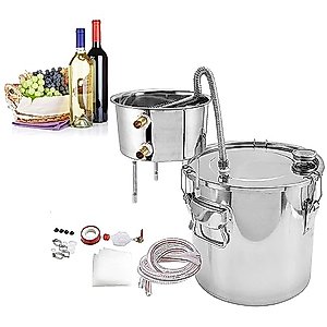 BEAMNOVA 22L 5.81 Gal Oil Still Kit, Stainless Steel Home Build-in Thermometer…