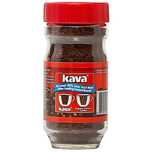 Kava Coffee Low Acid Neutralized Instant Coffee, 4 Ounce (Pack of 3)
