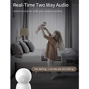 IMILAB Indoor Security Camera, C20 WiFi 1080P Surveillance IP Camera for Pet/Nanny/Baby Monitor, with Human Tracking, Night Vision, 2-Way Audio