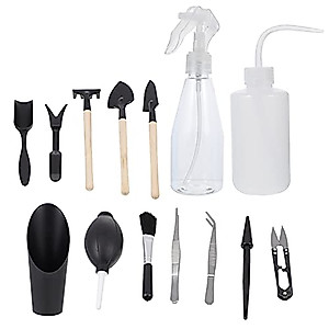 EXCEART 2 Sets Garden Tool Set Garden Tool Bag Mini Gardening Kit Gardening Supplies Mini Succulent Tool Kit Flower Planting Tool Outdoor Kids Plastic Child Flowers Gardening Shovel