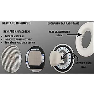 Premium Replacement NC700 Ear Pads / NC700 UC Pads Cushions Compatible with Bose NC700 Headphones/Bose Noise Cancelling 700 Headphones/Bose NC700 UC Headphones (White). Great Comfort/Durability