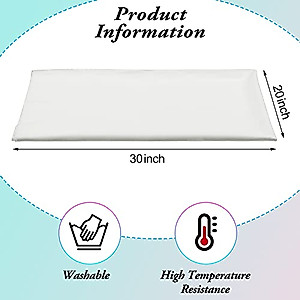 2 Pieces Sheer Press Cloth Fabric 20 x 30 Inch Ironing Press Cloth Silk Fabric Cloth Iron Fabric Protector Ironing Pressing Pad Protective Scorch Saving Cloth Pressing Tool for Ironing Protection