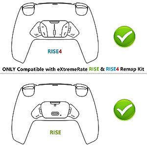 Replacement FPC1 L3R3 Ribbon Cables for PS5 Controller eXtremeRate Rise & RISE4 Remap kit - Controller & Other Rise Accessories NOT Included
