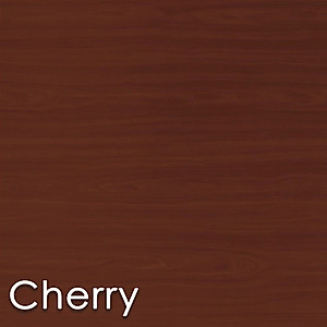 Linea Italia Office Reception Desk, 48" x 24" x 45", Cherry