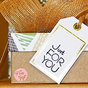 SAVITA 500pcs 1.5inch Customer Appreciation Sticker Sticker Roll Self-Adhesive Labels Decoration for Gift Backpacking Envelopes Postcards Greeting Cards