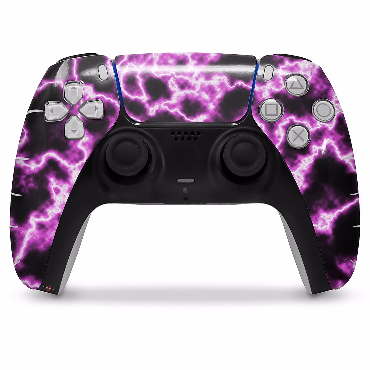 WraptorSkinz Skin Wrap compatible with Sony PS5 DualSense Controller Electrify Hot Pink (CONTROLLER NOT INCLUDED)