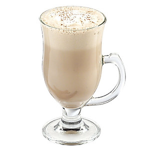 Irish Coffee Glass Mug - oz - Set of Four - Gifts For Him, For Her, For Boys, For Girls, For Husband, For Wife, For Them, For Men, For Women, For Kids