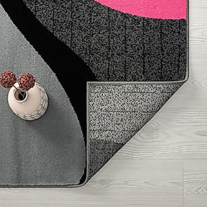 0327 Pink 7'10x10'6 Area Rug Carpet Large New