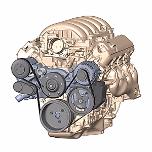 Holley 20-180P Premium Polished Mid-Mount Complete Accessory System