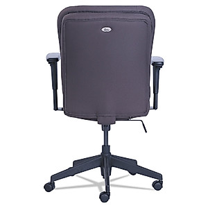 SertaPedic Cosset Ergonomic Task Chair, Supports Up to 275 Lb, 19.5" to 22.5" Seat Height, Gray Seat/Back, Black Base