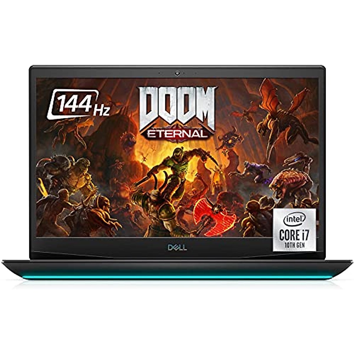2021 Dell G5 15 Gaming Laptop, 15.6" FHD 144Hz Display, Intel Core i7-10750H, NVIDIA GeForce RTX 2070 8GB GDDR6, 16 GB DDR4 RAM, 512GB PCIe SSD, Killer Wi-Fi, RGB Backlit Keyboard, Windows 10, Black
