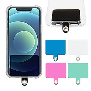 Cell Phone Lanyard, Universal 5× Phone Crossbody Lanyard for Around The Neck, 5× Wrist Phone Strap and 10× Mixed Colors Patch Compatible with Most Smartphones (Mixed Colors)