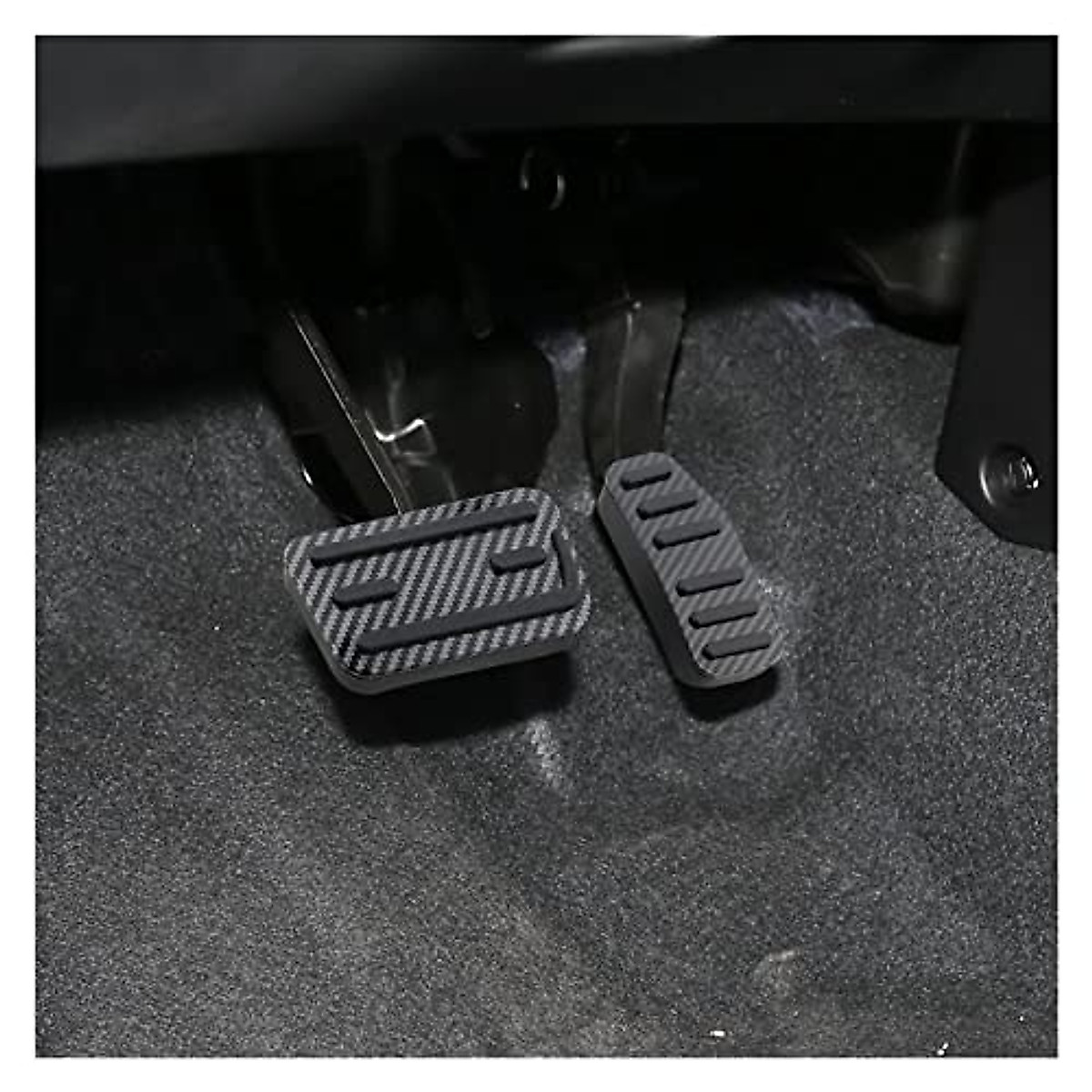 JEMETA 2Pcs/Set at Car Pedal Cover Fit for Auto Pedals Fit for Vezel HRV HR-V 2016-2022 Fit Jazz 2011-2019 City 2015-2019 Parts Replacement Parts